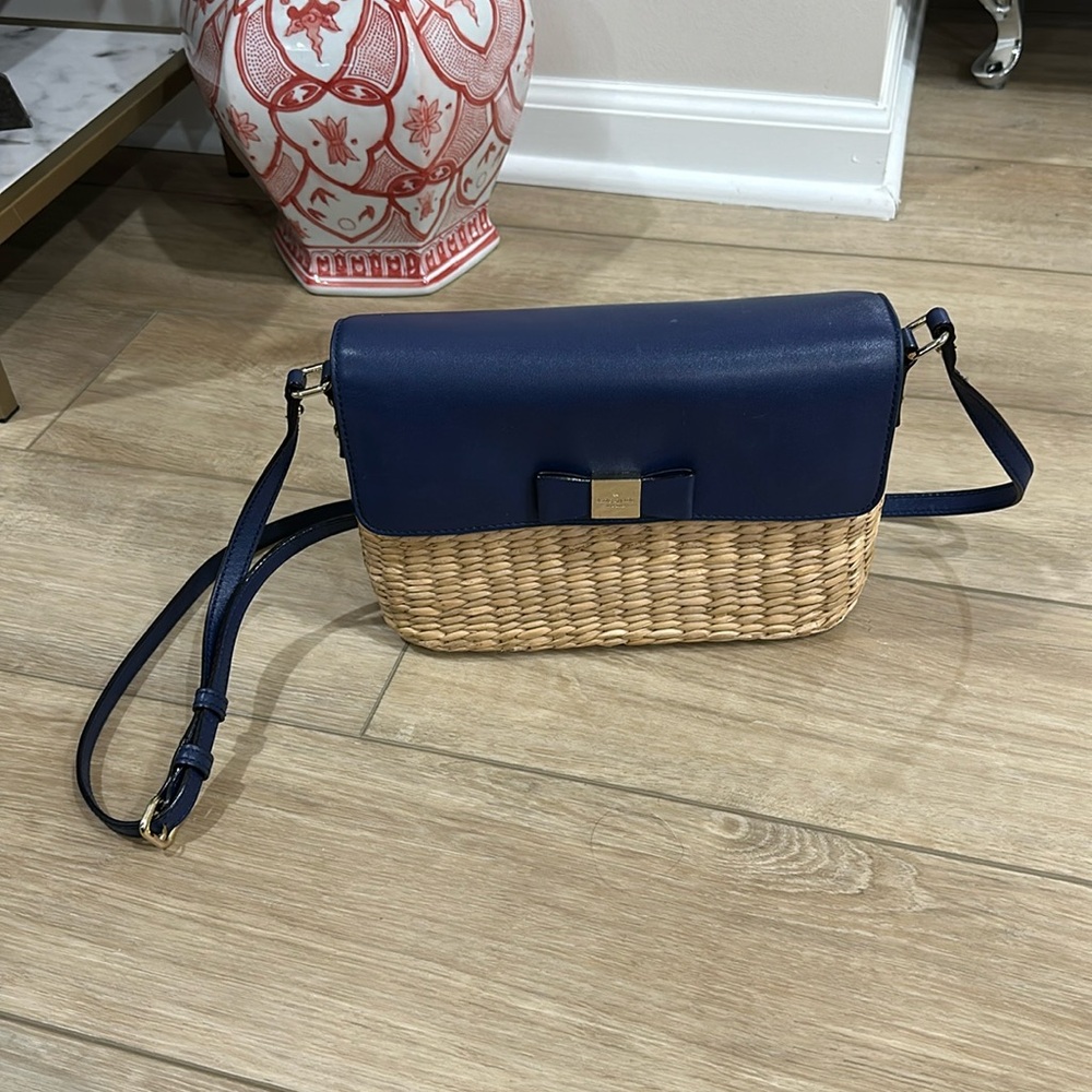 Kate Spade Straw Crossbody - Gem